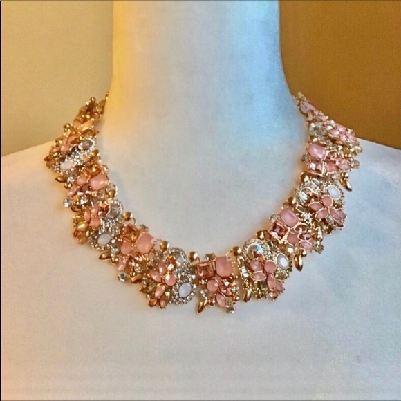 Jerolin | Jewelry | Beauty In Pink Necklace Jerolin New | Poshmark